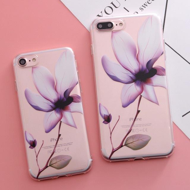 Silicone Lotus Leaf Phone Cover for IPhone XS Max X XR 8 7 6 6S Samsung ...