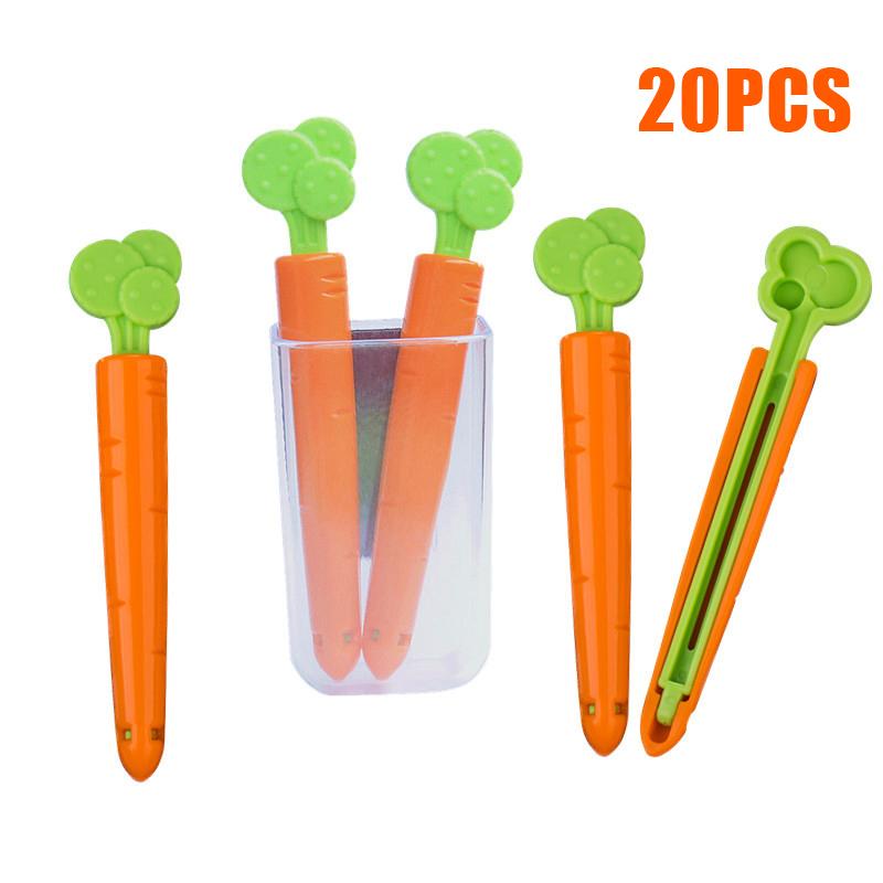 Satın alın 5/10/20Pcs Carrot Food Bag Sealing Clip Fresh-Keeping Clamp ...