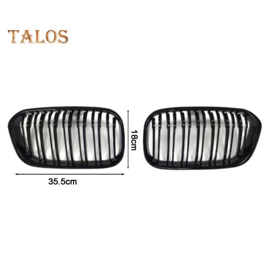 Spader 1Pair Araba Izgaraları Parlak Siyah Ön Tampon Izgaraları ...