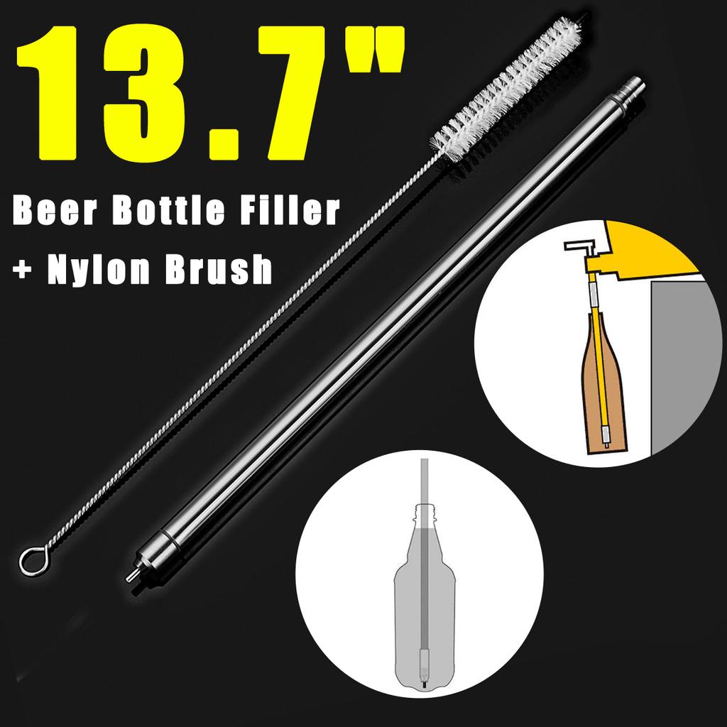 13.7" Home Brewing Stainless Steel Beer Length Spring Loaded Beer ...
