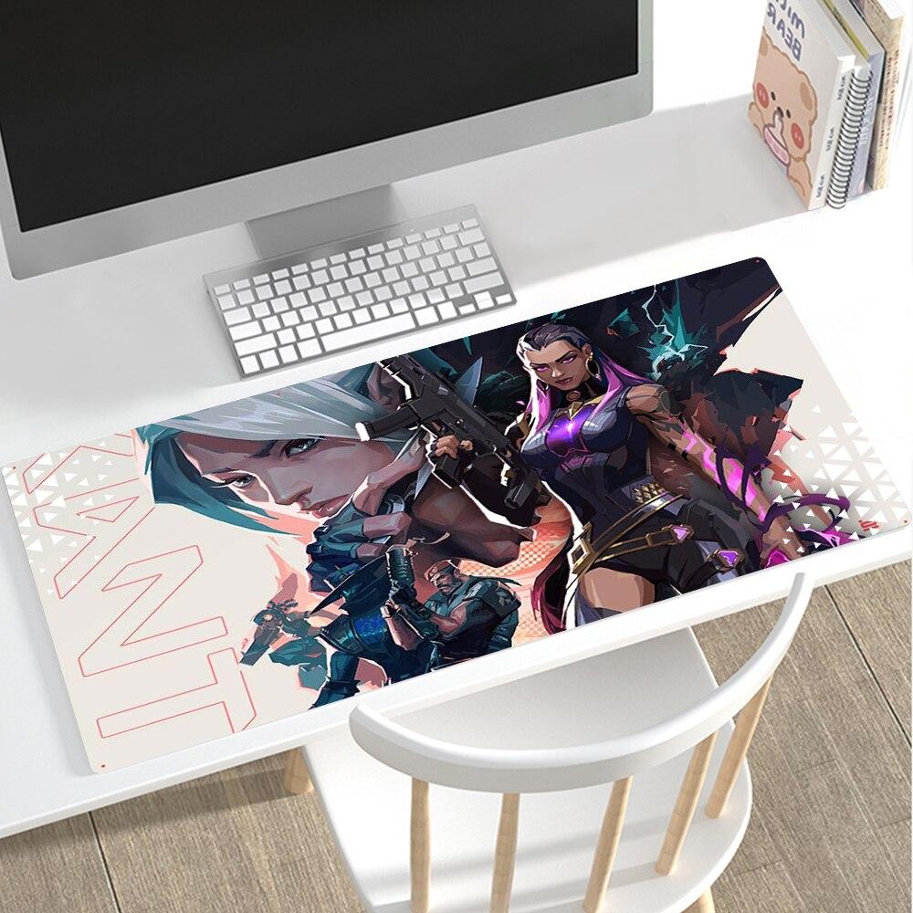 Buy Non-slip Desktop Pad Valorant Extended Mouse Mat Gaming Mousepad ...
