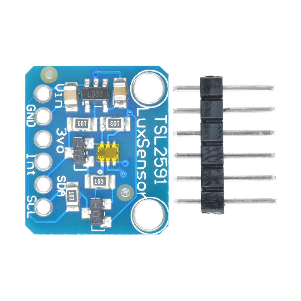Buy TSL2591 Digital Optical Light Sensor Module DC 3.3V-5V I2C IIC 7-Bit High Dynamic Range ...