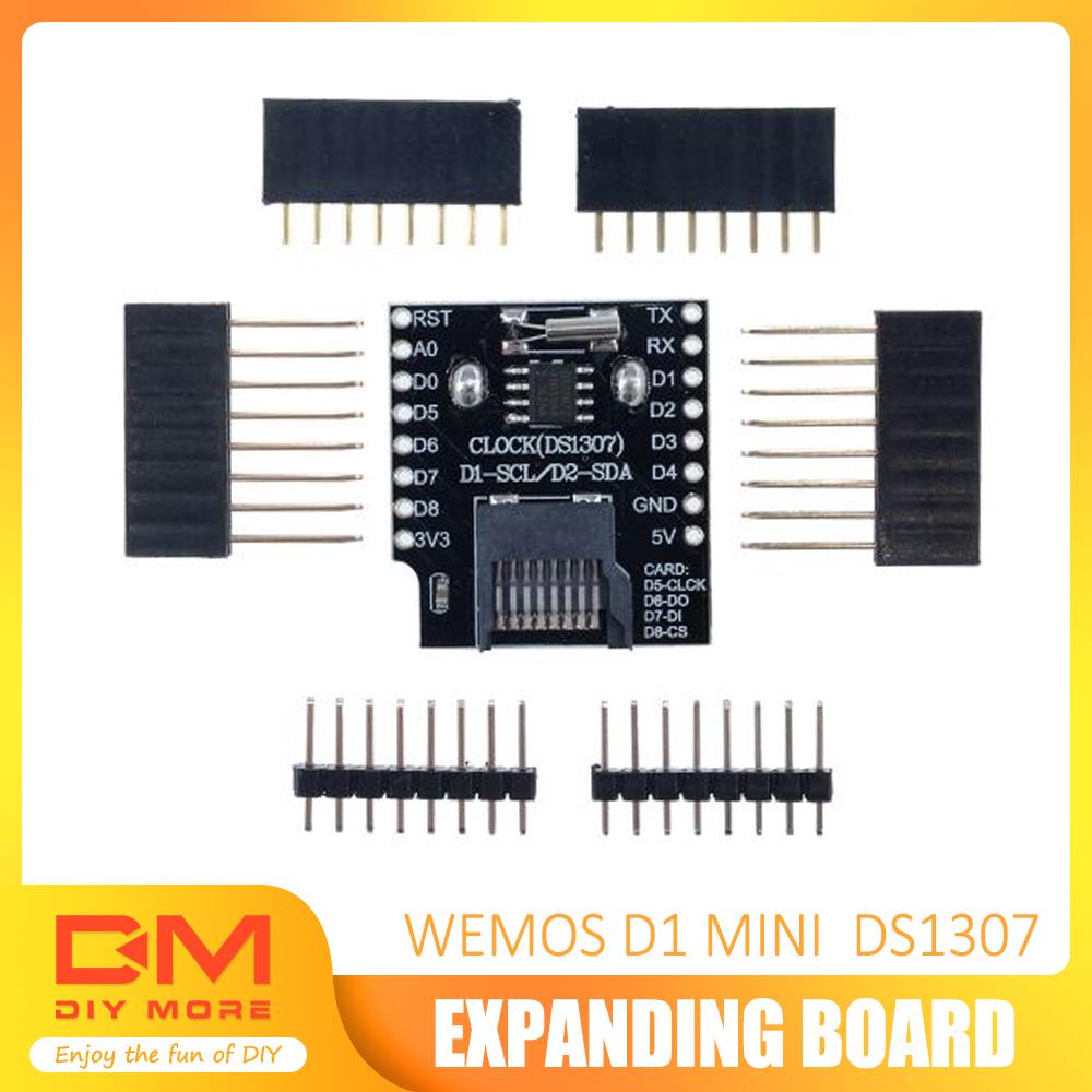 Buy Micro SD Wemos D1 Mini Data Logger Shield+RTC DS1307 Clock For ...