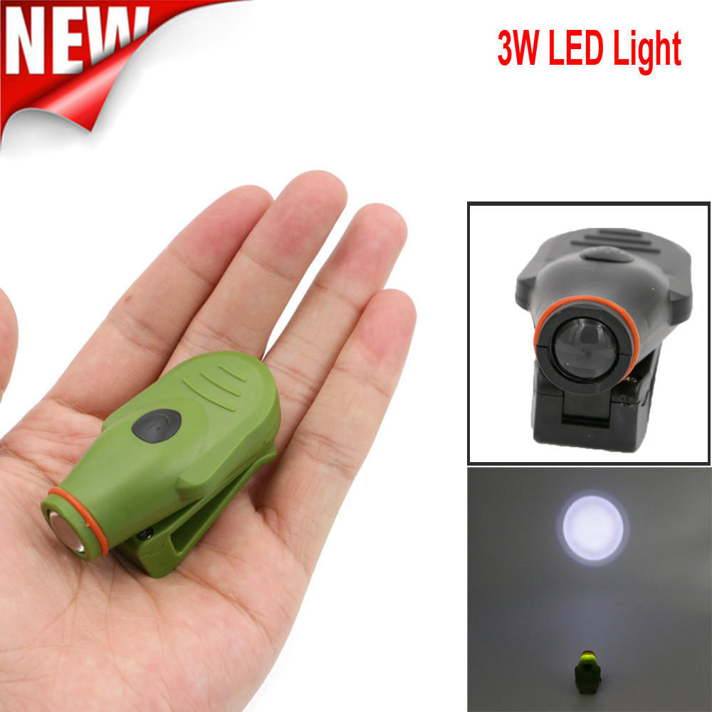 Buy Mini Super Bright Clip-on LED Cap Hat Light Headlamp for Hiking ...