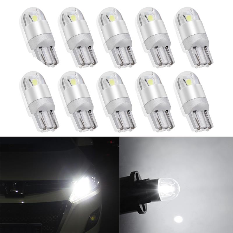 Buy 10 Pcs Signal Lamp 3030 T10 Led Car Bulb W5W 5W5 Clearance Backup ...