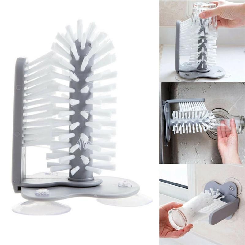 Buy Cup Roller Suction Cup Base Cleaning Bottle Glass Brush Kitchen ...