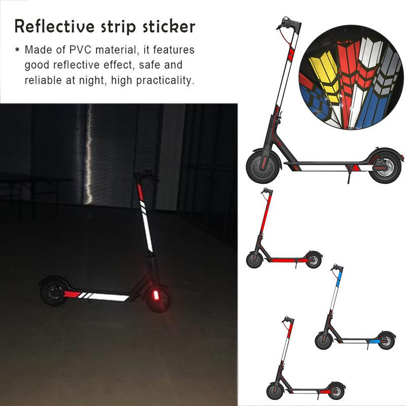 For Xiaomi Electric Scooter M365 Sticker Accessories Reflective Styling ...