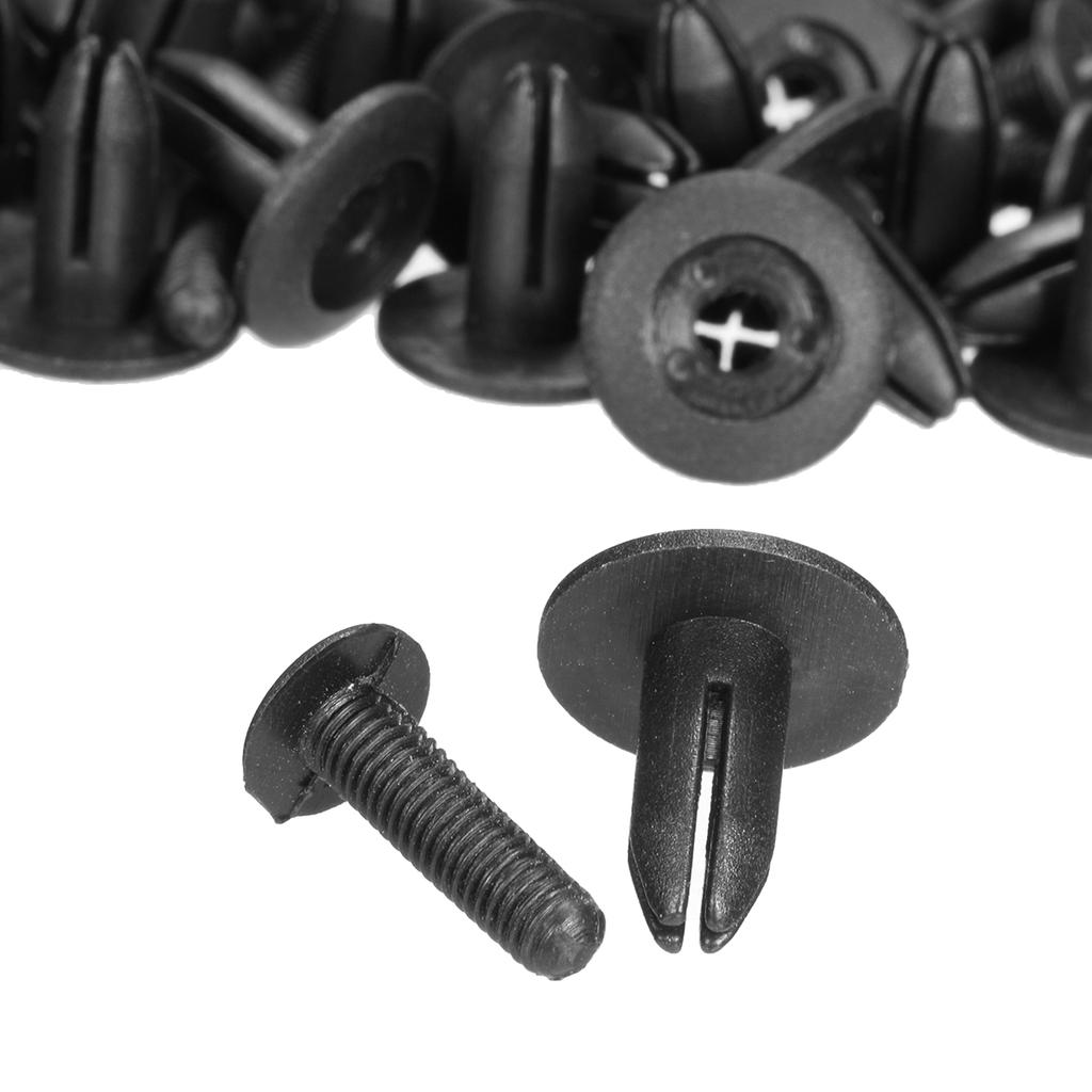 Cheap 50pcs Universal Car Truck Bumper Fender Rivet Fastener Clips 6mm ...