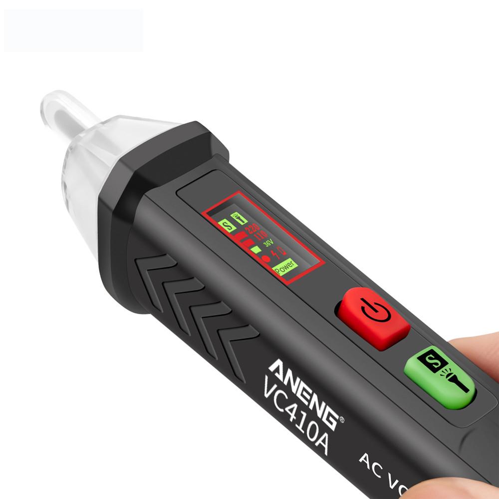 Buy Digital Voltage Detector AC Tester Non-contact LED Electric ...