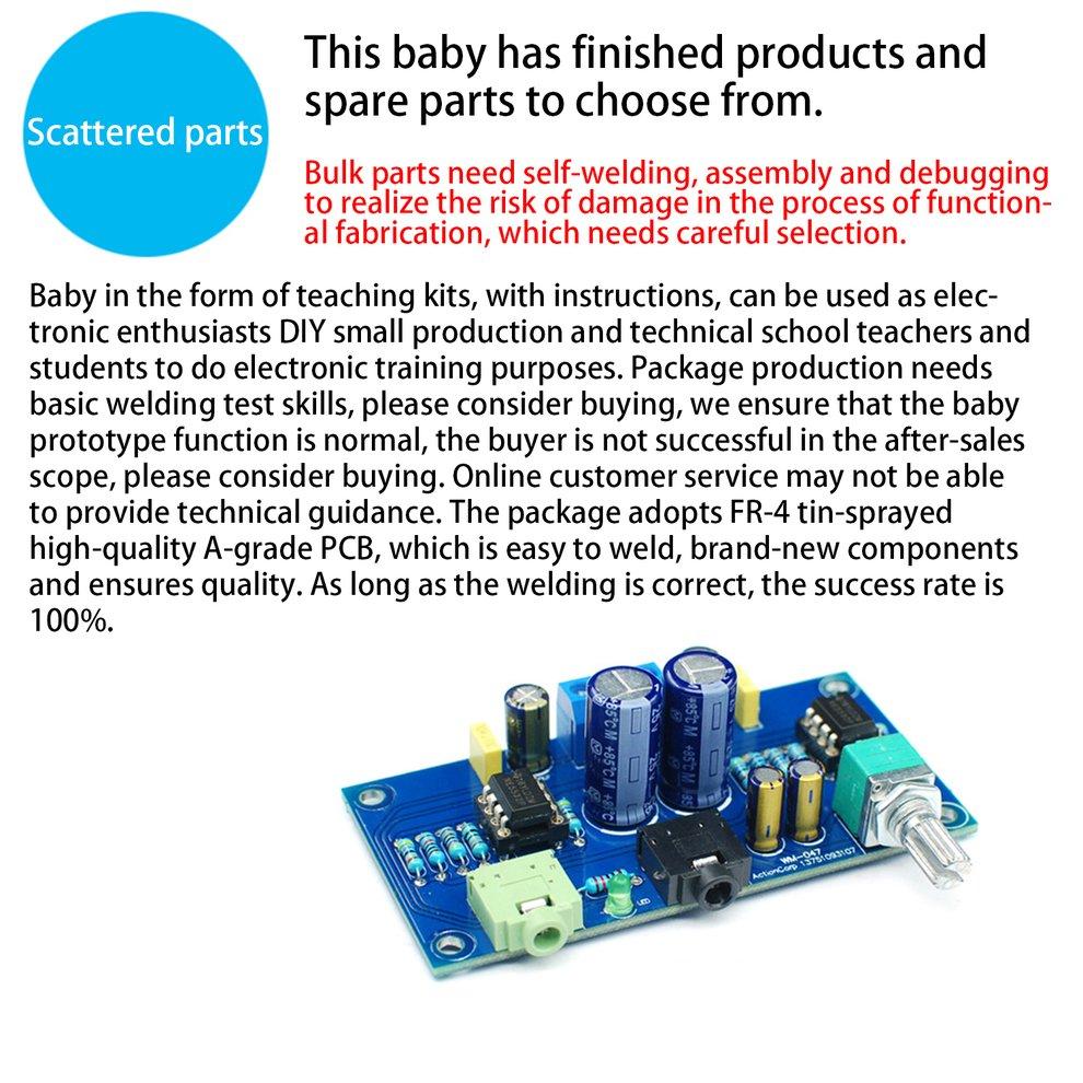 Buy XXJJ HIFI 47 Headphone Earphone Amplifier Board 2 Channel DC Double ...