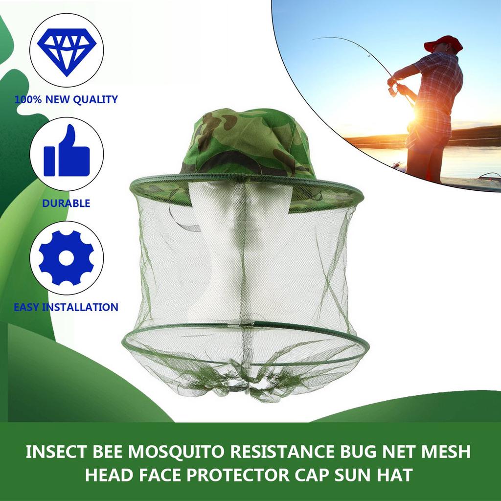 Buy Healthylife Insect Bee Mosquito Resistance Bug Net Mesh Head Face ...