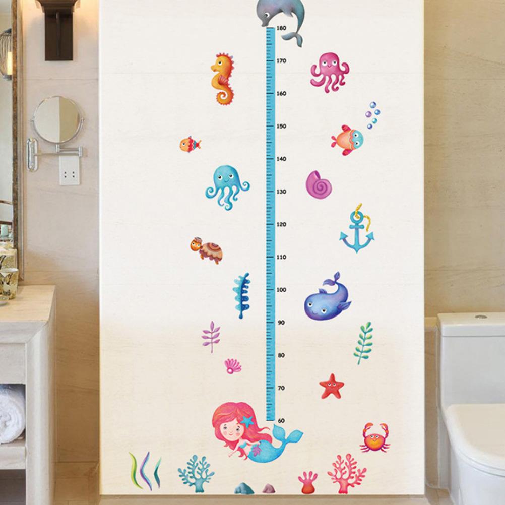 Buy 1 Pc Kids Height Sticker Waterproof Removable Art Decal Wall Decor ...