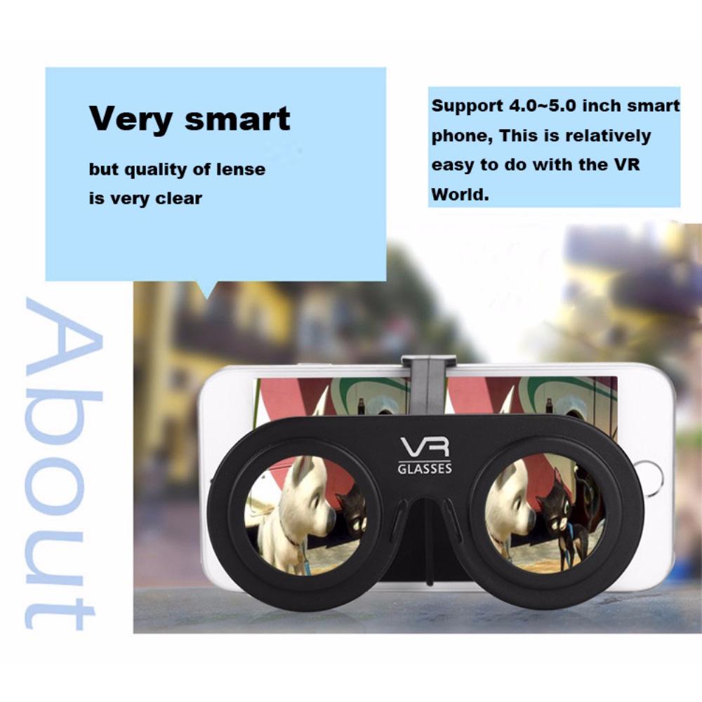 Buy Mini Portable 3D Vitual Reality Glasses Folding Smart Phone VR ...