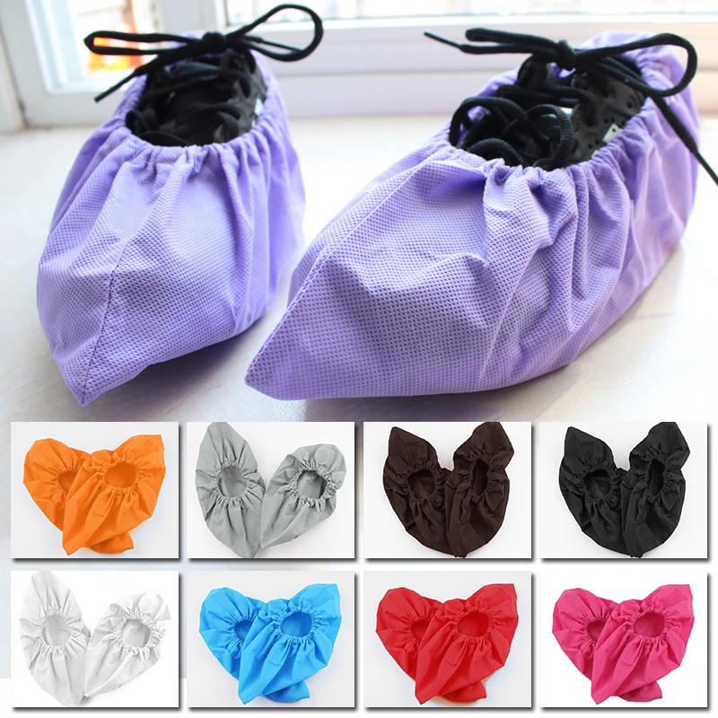 1 Pair Non-slip Thick Household Dustproof Shoes Covers Non-woven Anti ...