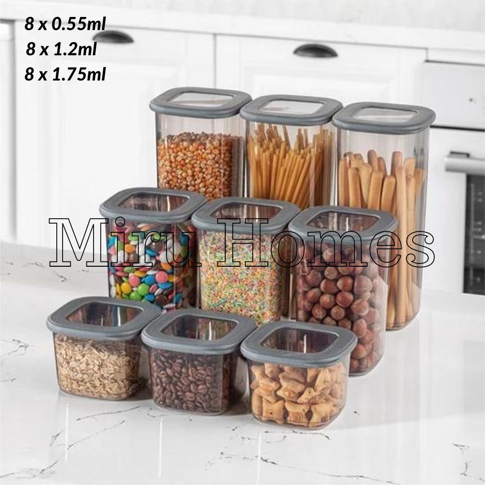 Cheap Square Storage Container Set 0.55 ml+1200 ml+1750ml | Joom