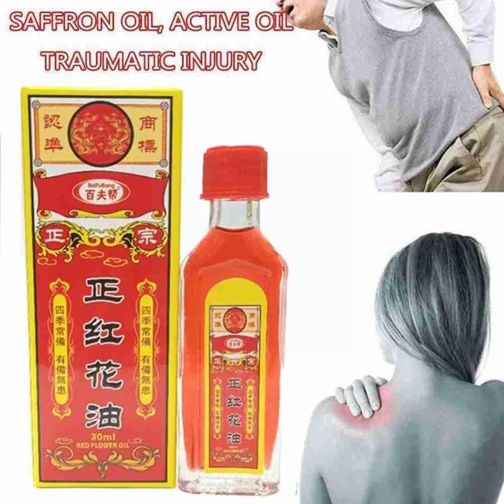 Buy 30ml Chinese Traditional Brand Topical Safflower Oil Essential ...