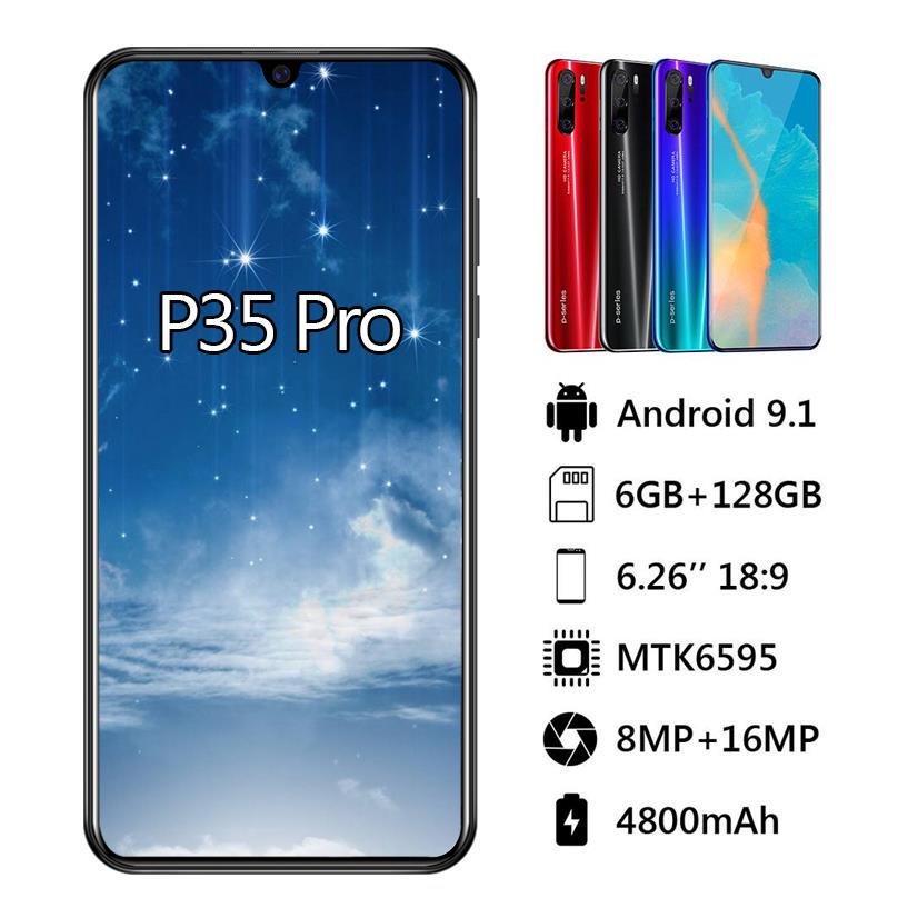 P35 Pro 6 3 Cala 6 GB 128 GB 4G Smartphone Kup W Niskich Cenach W