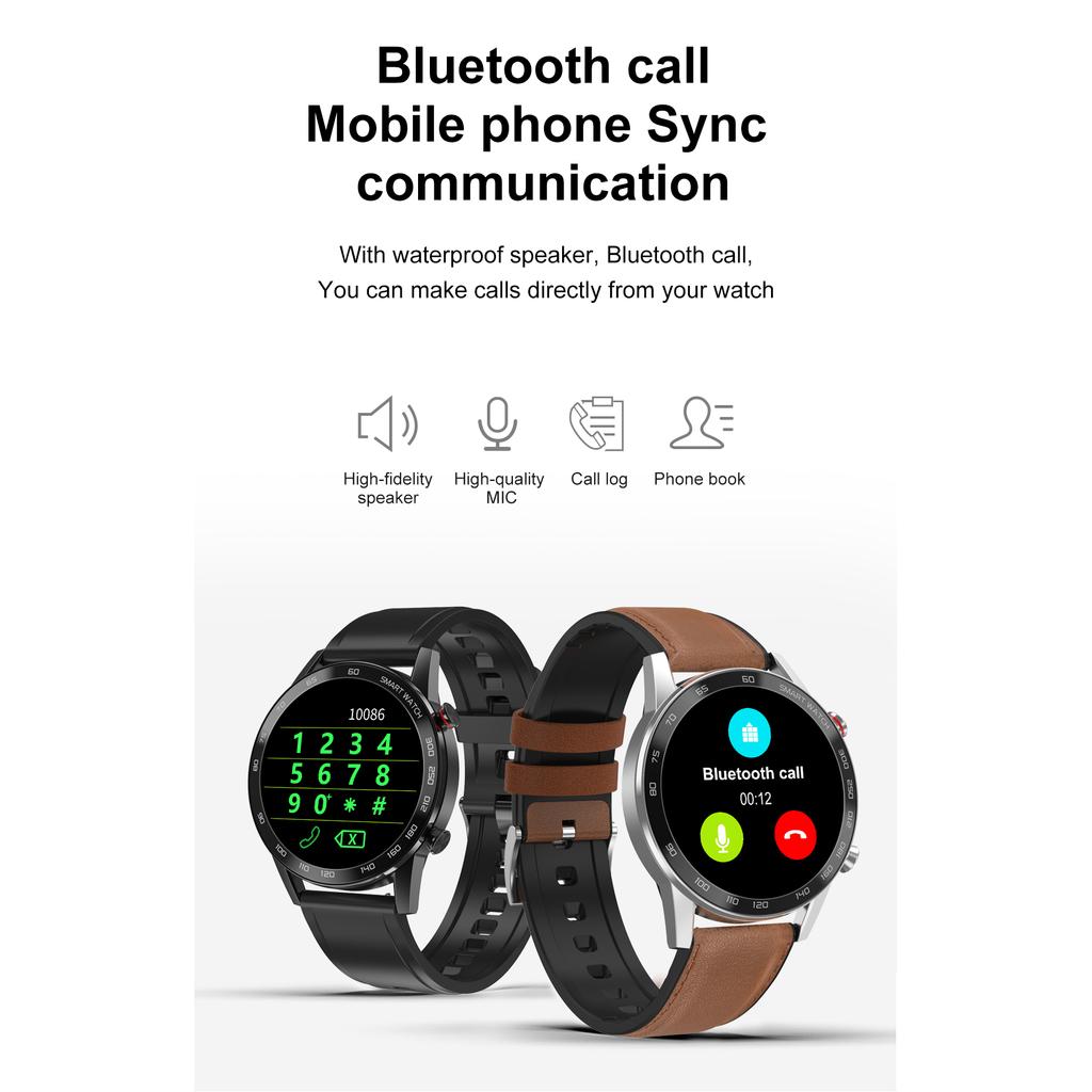 Buy DT95 Smartwatch Men IP68 Waterproof Bluetooth Call 360*360 ECG Heat ...