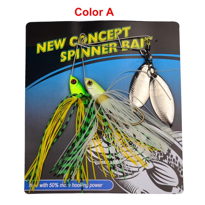 Buy 2PC/Set Spinner Fishing Lures 20 Colors Spoon 20 Models Mixed ...