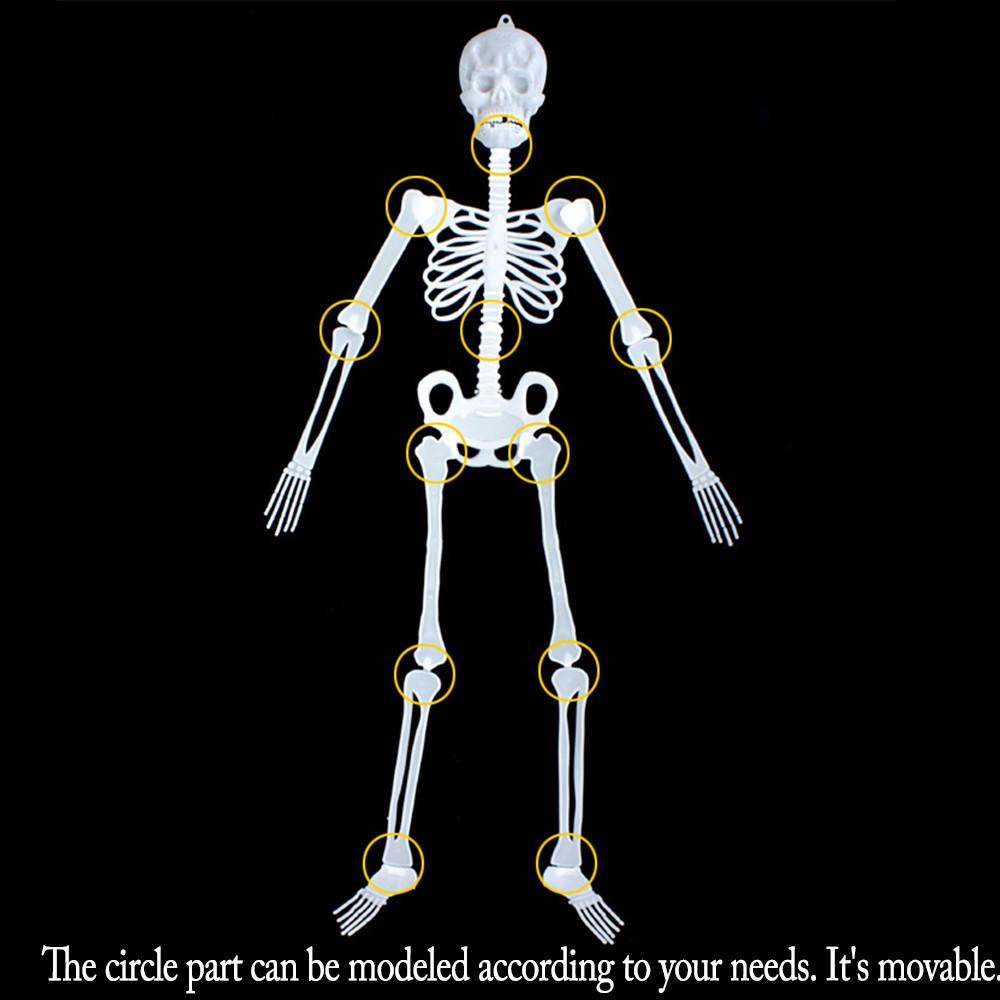 Buy Luminous Skull Skeleton Body Scary Halloween Toy Haunted House ...
