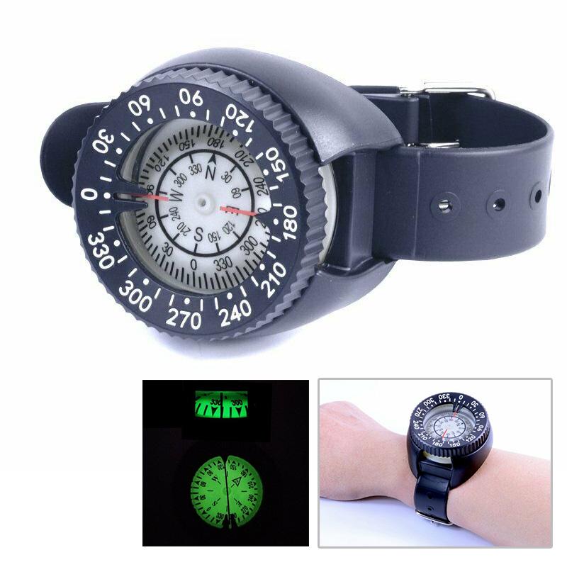 Buy Swimming Compass Luminous Lightweight Dive Wristwatch Mounted ...