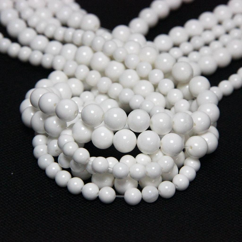 Buy Natural White Tridacna Shell Beads 6mm 8mm 10mm, Genuine Shell ...