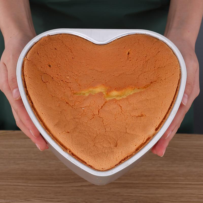 1PC 6 Inch Heart Shape Cake Mold Diy Mousse Pastry Mould Baking Pan ...