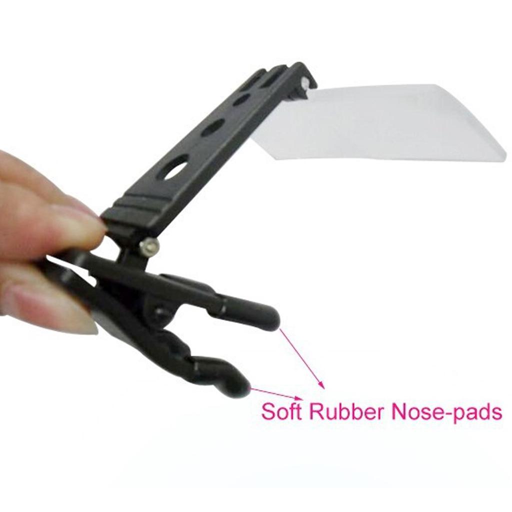Satın alın Transparent Acrylic Folding Eyeglass Clip On Magnifying Lens ...