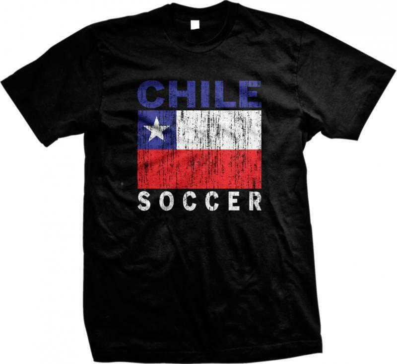 Buy Chile Flag Soccer Futbol Chilean Pride Orgullo Bandera T -Shirt ...