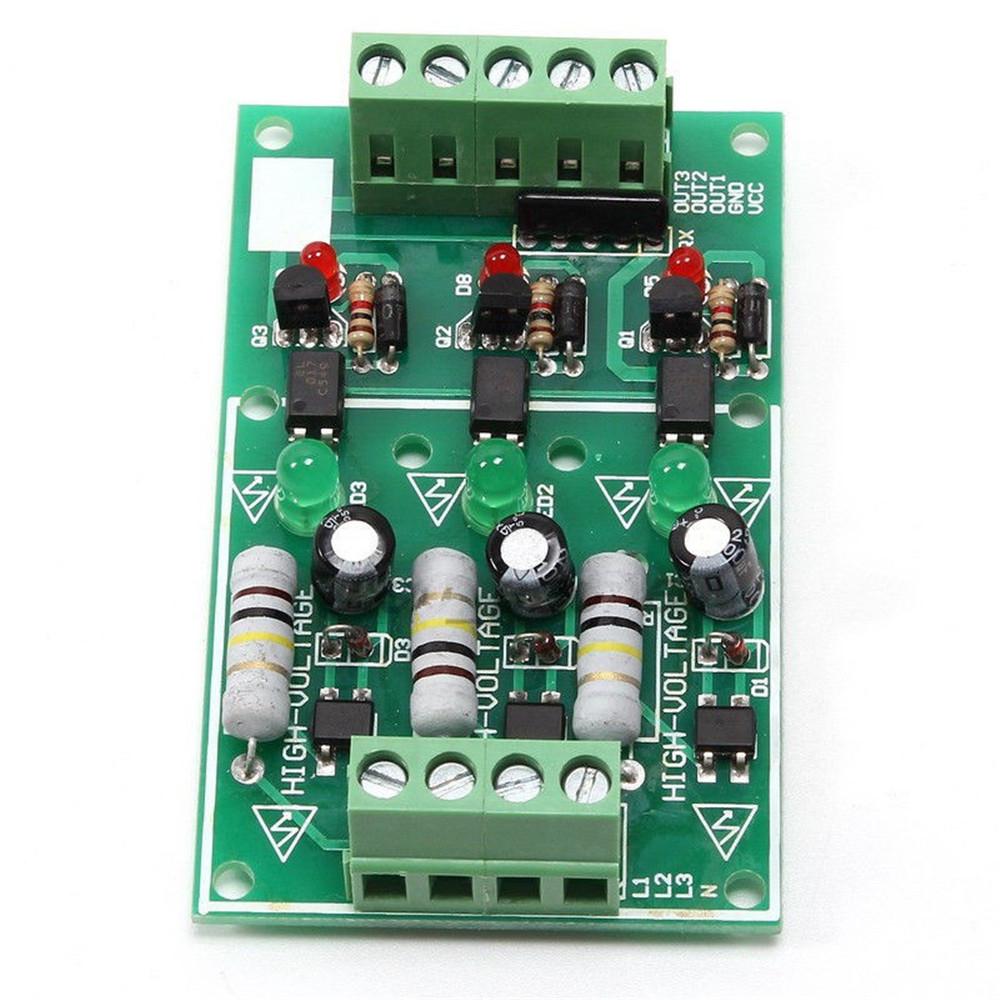 Buy 3 Channel Optocoupler Isolation Voltage Tester Module AC 220V at ...