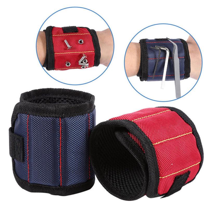 Buy Strong Magnetic Wristband Wrist Band Tool Kit Set Belt Bracelet For ...