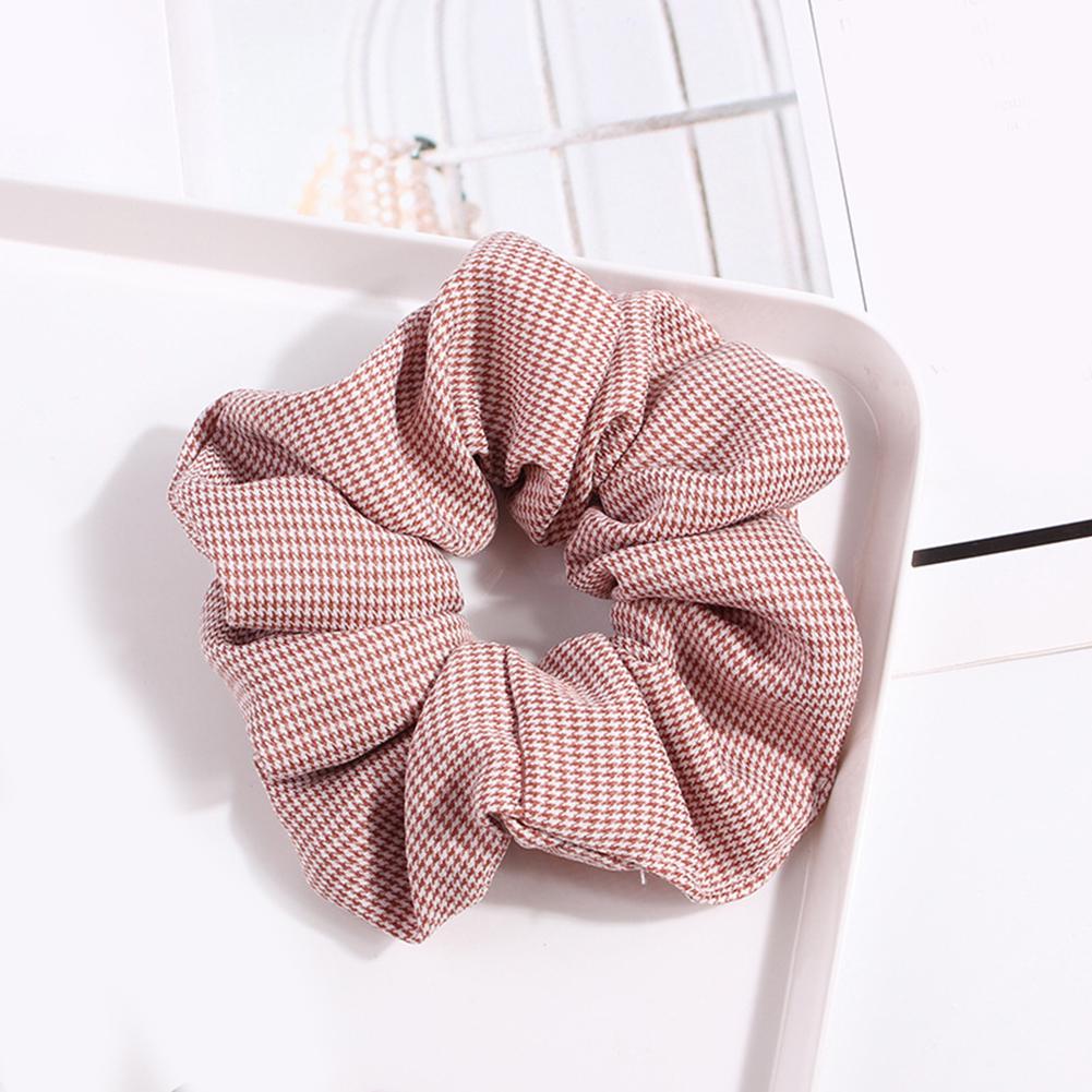 Buy Simple Elastic Scrunchie Ponytail Holder Hair Rope Ties Fashion Net ...