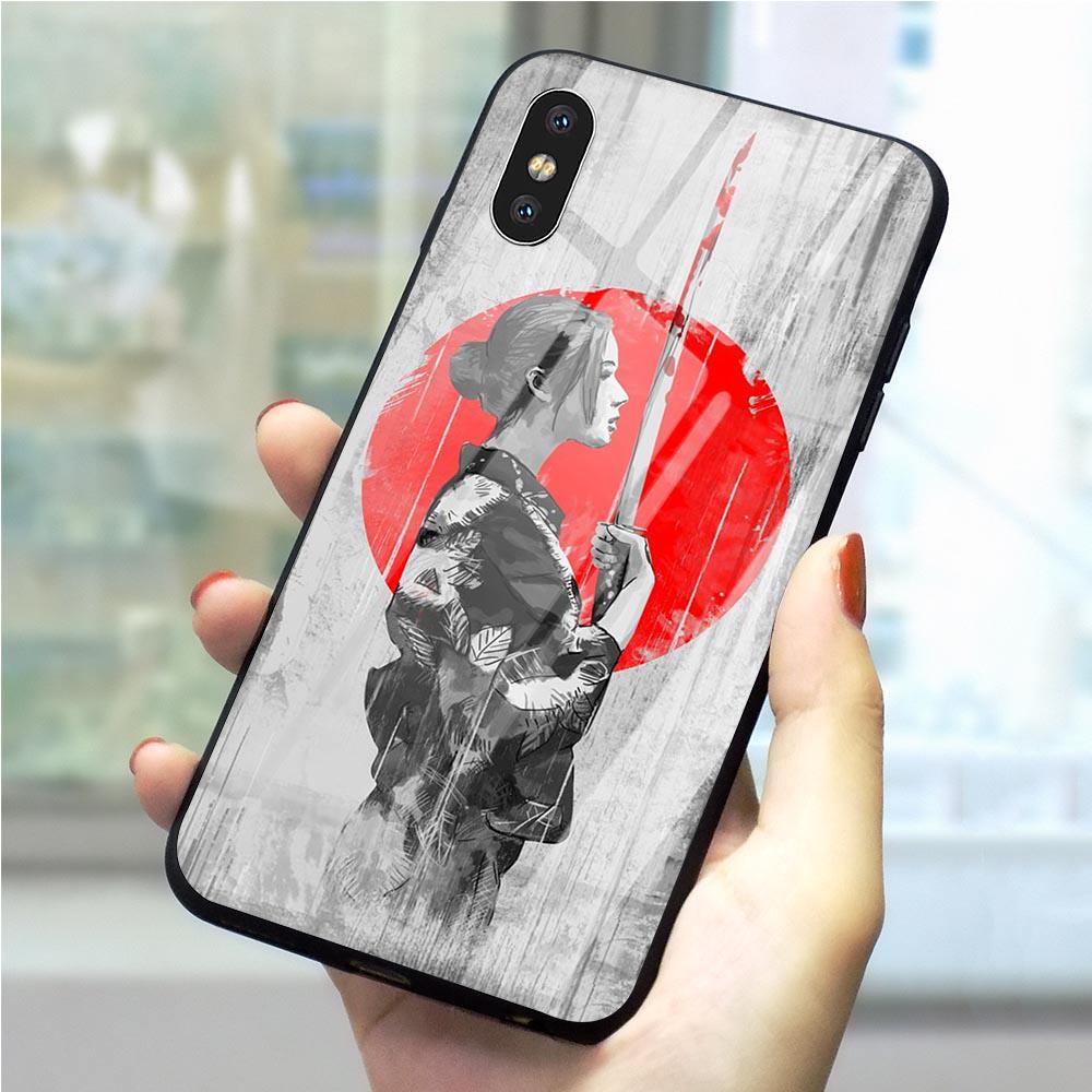 Japanese Samurai Phone Case For iPhone 6 6S 6S 7 8 Plus XS XR i11 Pro ...