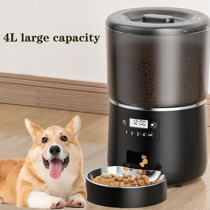 Buy 4L Automatic Pet Feeder Smart Food Dispenser For Cats Dogs Timer ...
