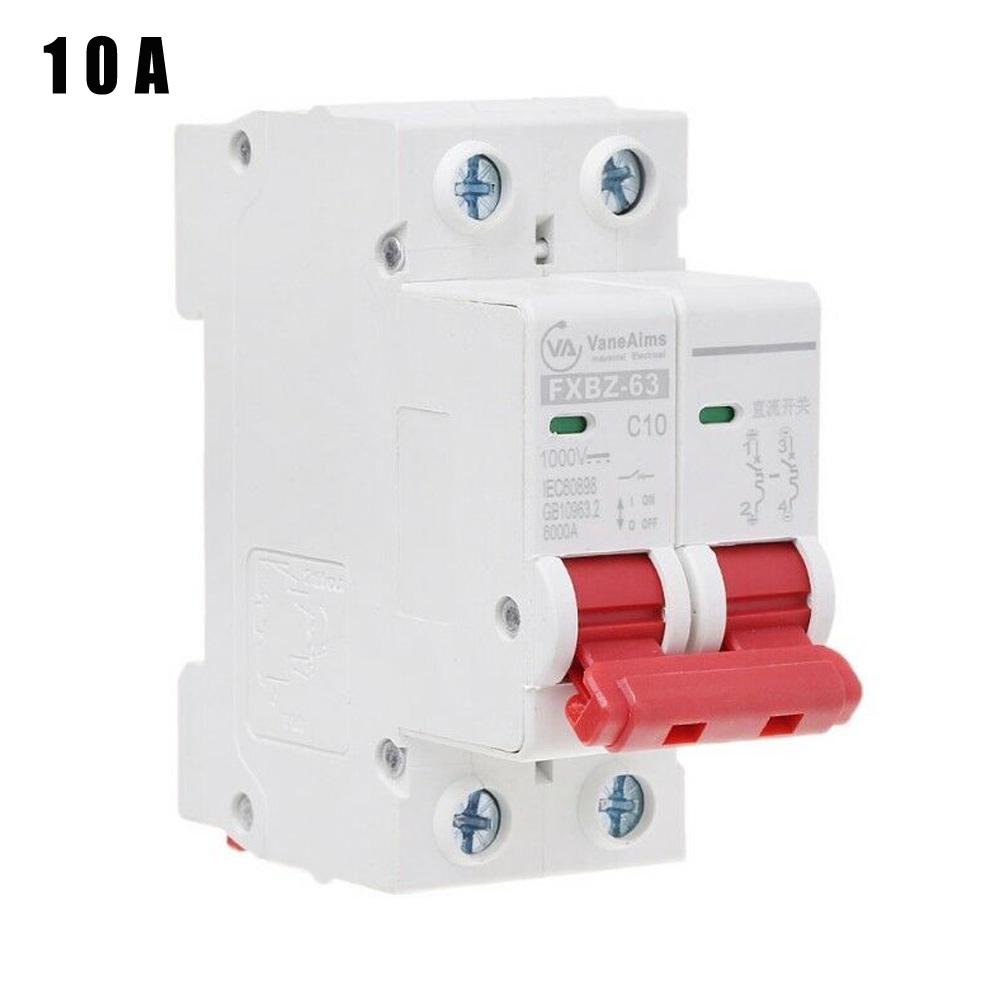Electrical 1000V 50A 2P Solar PV System Isolator DIN Rail Mount DZ47 ...