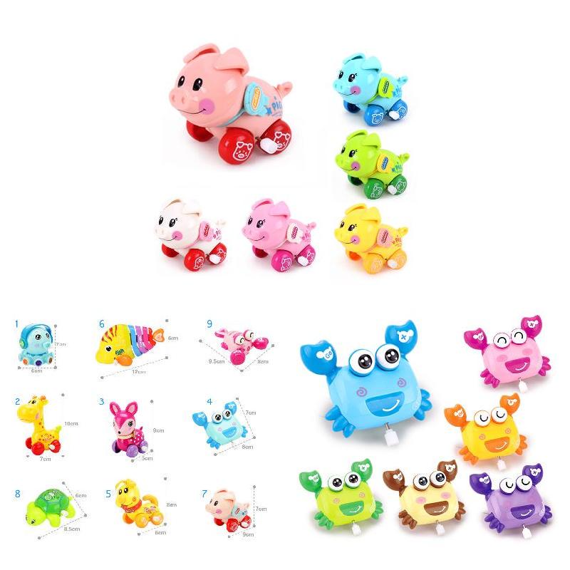 Cute Animal Wind Clockwork Baby Toy Cartoon Classic Newborn Toy uygun ...