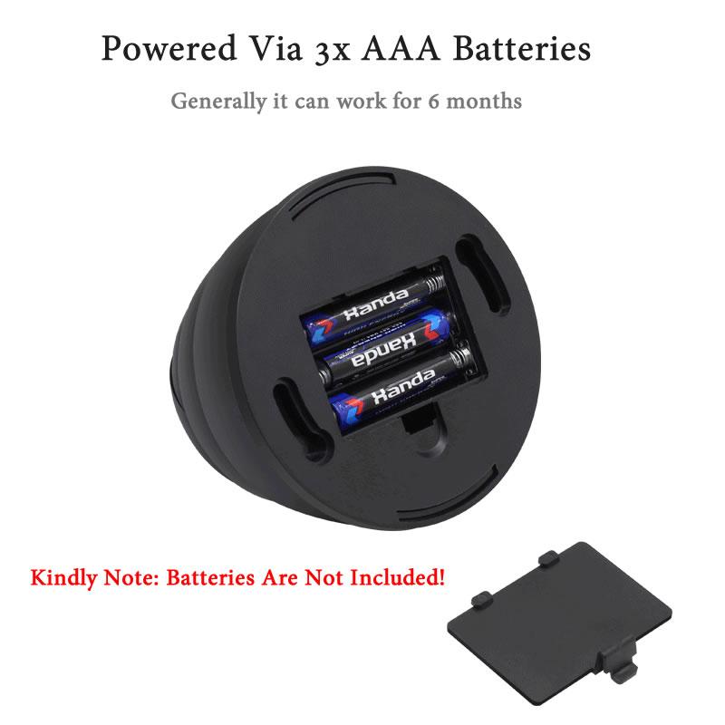 Buy Creative Black/White Conch Dummy CCTV Camera Flashing Red Led Fake ...