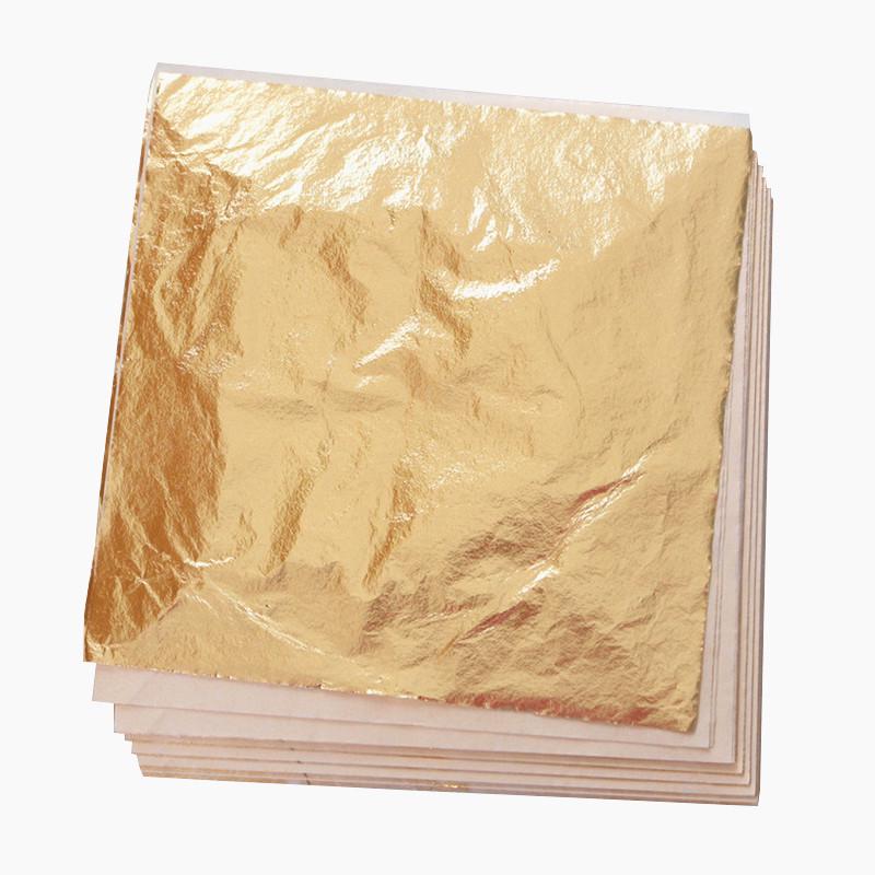 Buy Copper Leaf Foil Paper For Gilding Craft Decor 100 Sheets 14x14cm ...