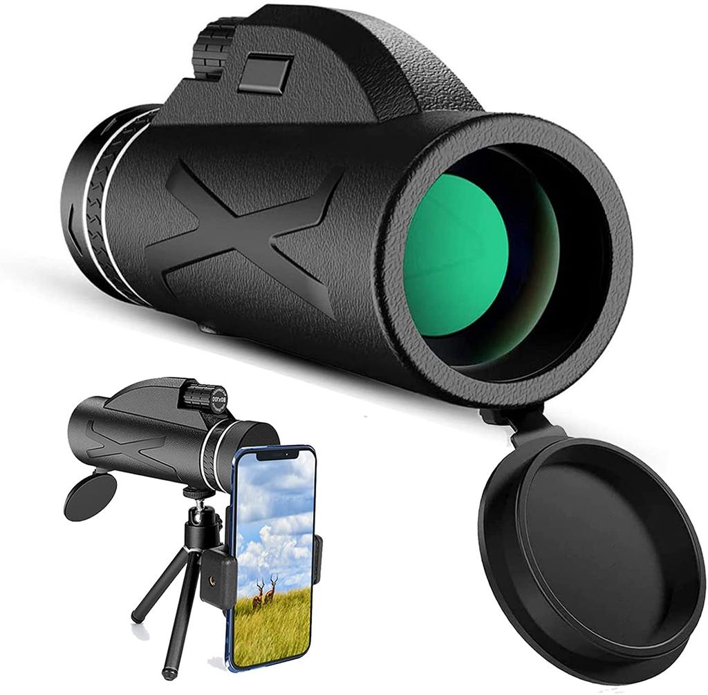 80x100 Monocular Outdoor Low Light Level Night Vision HD High Power ...