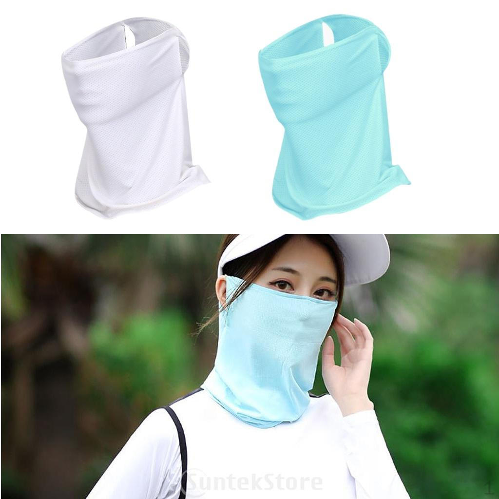 Buy 2Pcs Golf Face Mask Neck Gaiter Balaclava Scarf Bandana Cycling ...