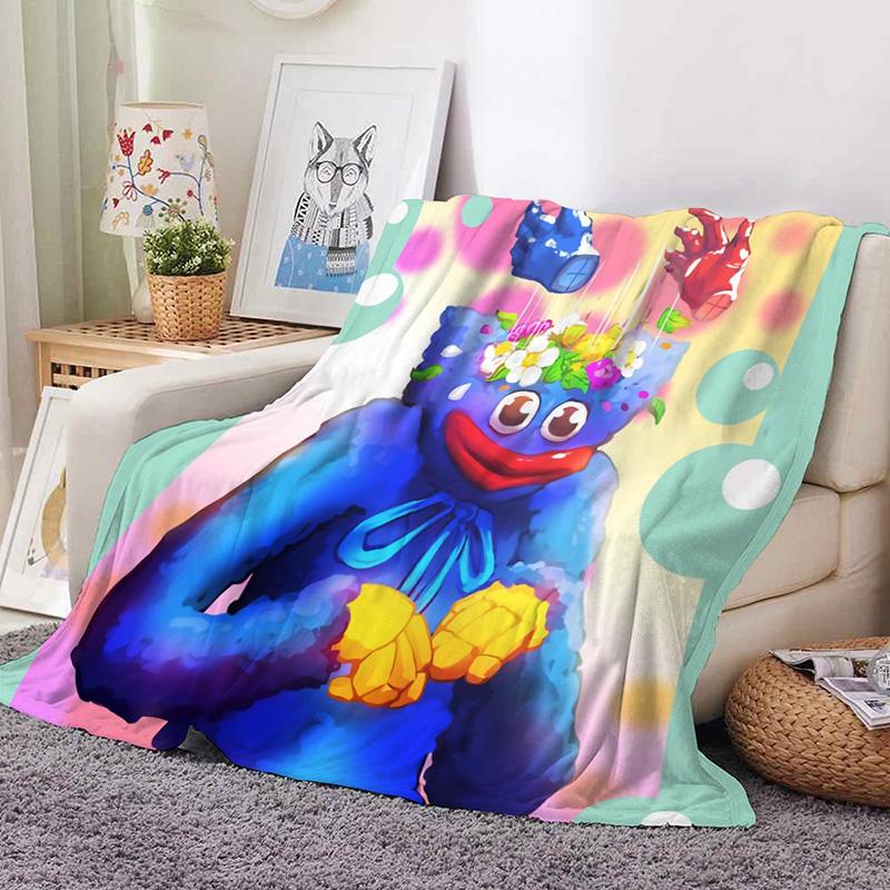 Buy Poppy Playtime Flannel Blanket Ultra Soft Comfort Sofa Bedroom ...