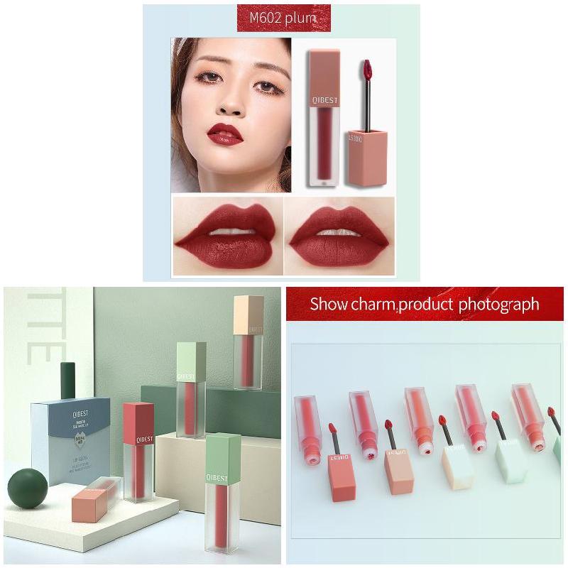 Buy Matte Glaze Lipstick Kit Set Cosmetics Matte Velvet Lipstick Lip ...