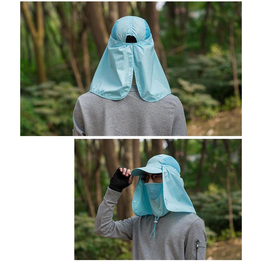 Buy UV Protection Outdoor Cycling Fishing Cap Face Neck Head Cover ...