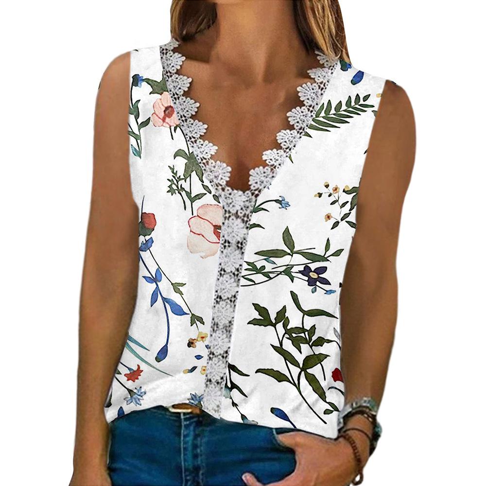 Купить Летняя женская футболка, удобная повседневная кружевная футболка ...