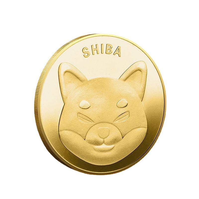 Buy Dogecoin Killer Shiba Inu Coin Souvenir Crypto Metal Plated ...