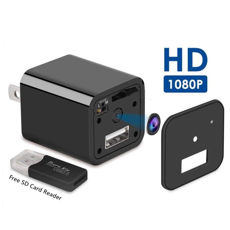 HD 1080P Camera USB Wall Charger Adapter Video Recorder Security Camera ...