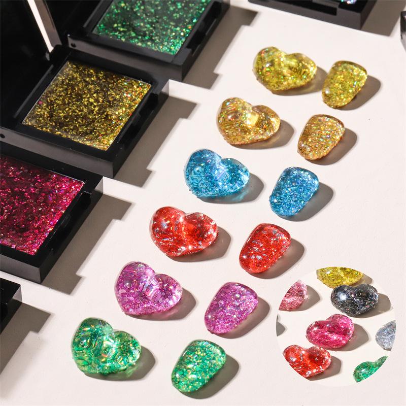 Buy 5g Gel Nail Polish Solid UV Gel Polish Laser Glitter Sequins Gel ...
