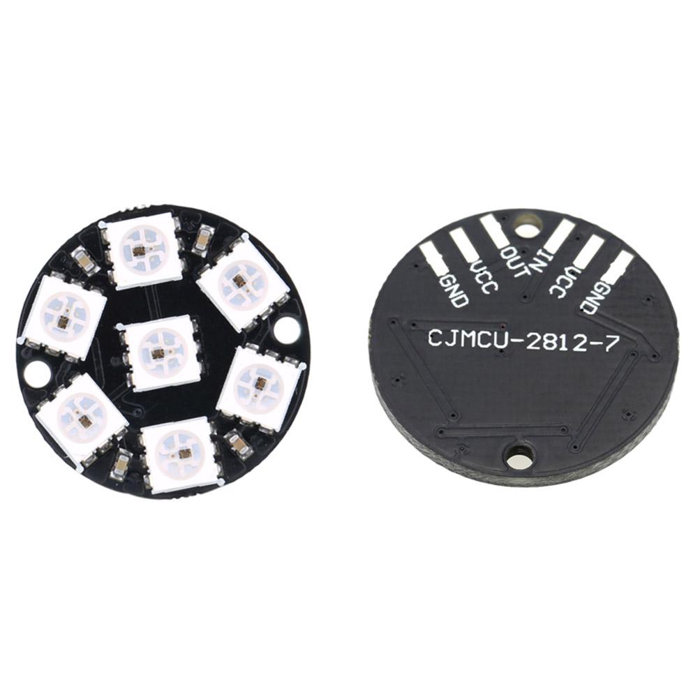 Yüksek qualiy 1/5 Adet CJMCU-2812 WS2812 7-Bit 5050 RGB Tam Renkli LED ...
