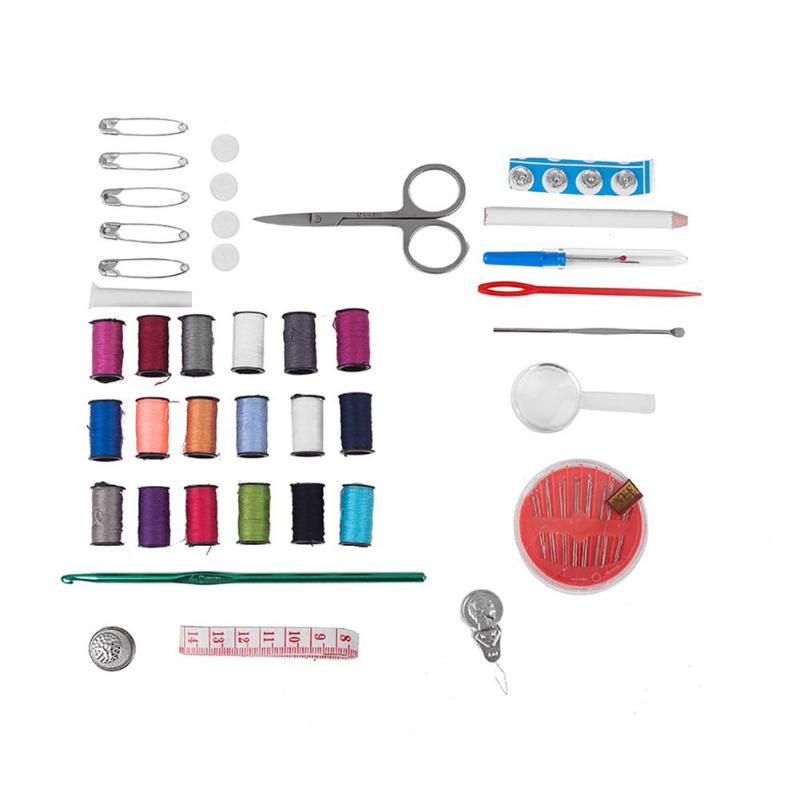 Buy Sewing Kit Needle Thread Set Sew DIY Threader Stitches Bag Storage ...
