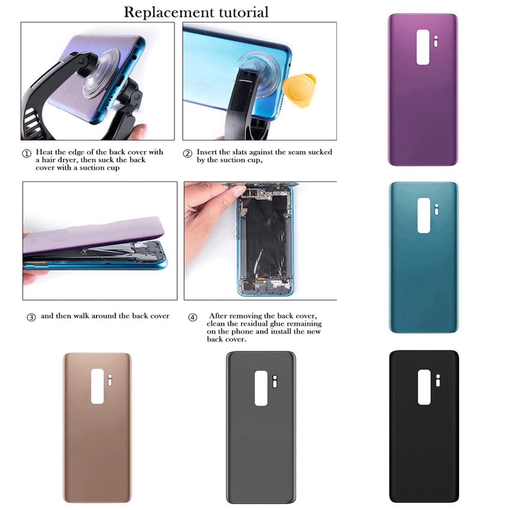 Buy Back Battery Cover Replacement Glass Panel Case For Samsung Galaxy ...